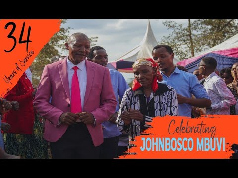 CELEBRATING JohnBosco Mbuvi // 34 Years of Service - YouTube