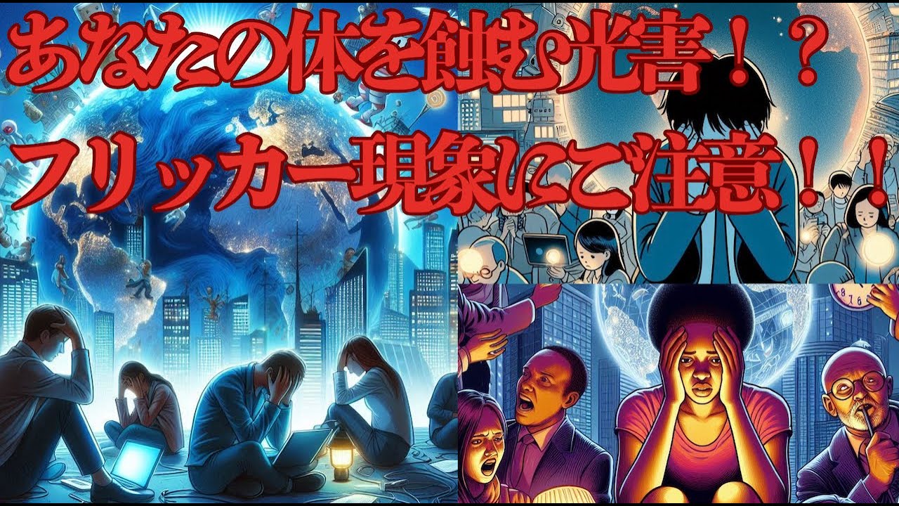 AzPEC》アステカスーパーライト普及実行委員会】（前編）驚愕の光害！！人体を蝕むフリッカー現象 不調の原因はあなたの身近な光が原因かも ...