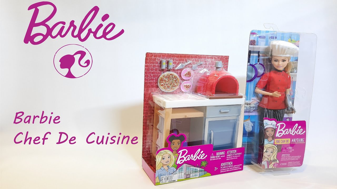 Unboxing Chef Barbie and her stove Chef Barbie dan kompornya Chef ...
