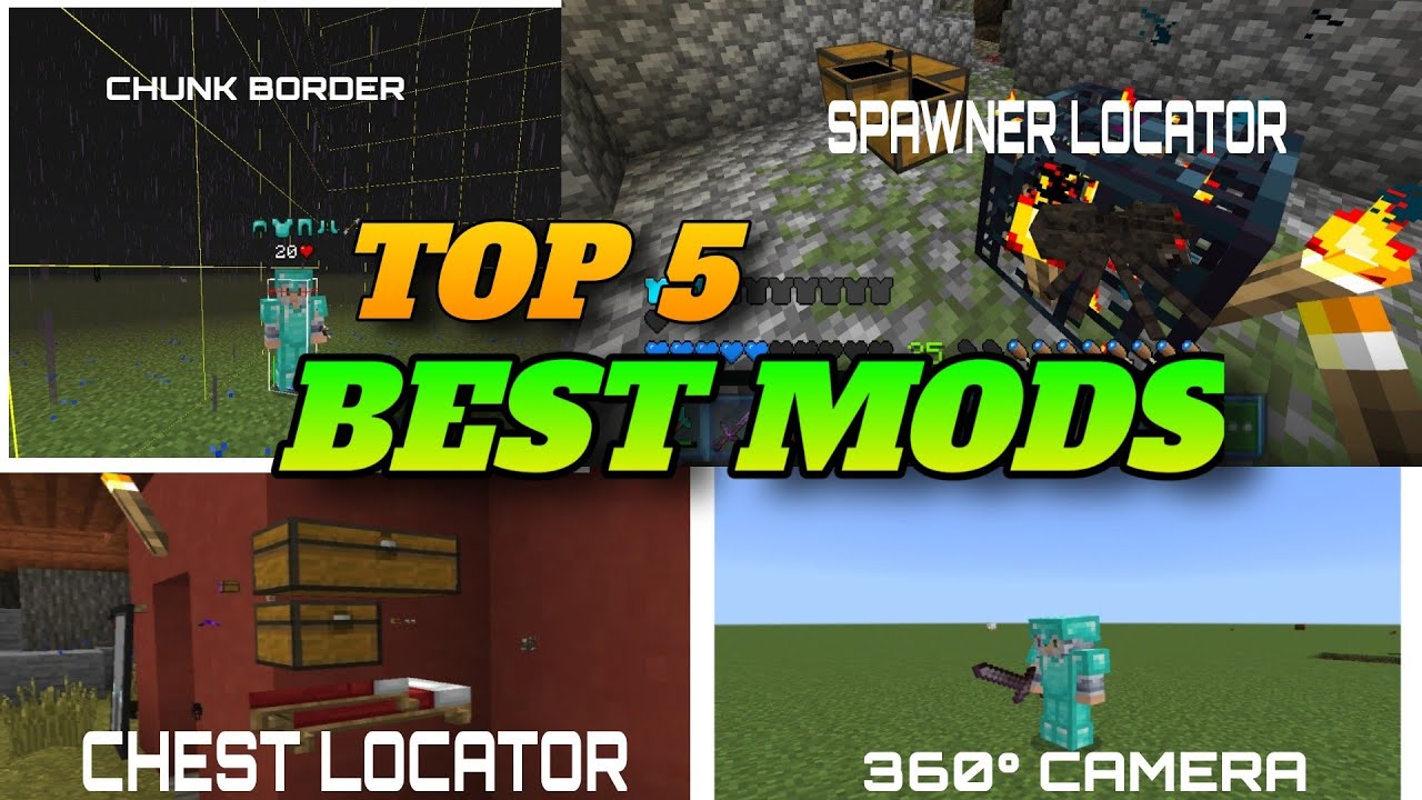 YouTubers Favorite Top 5 Mod For Minecraft Pe, Xbox, Bedrock, Windows ...