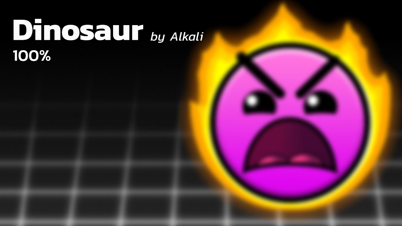 Dinosaur by Alkali | Geometry Dash - YouTube