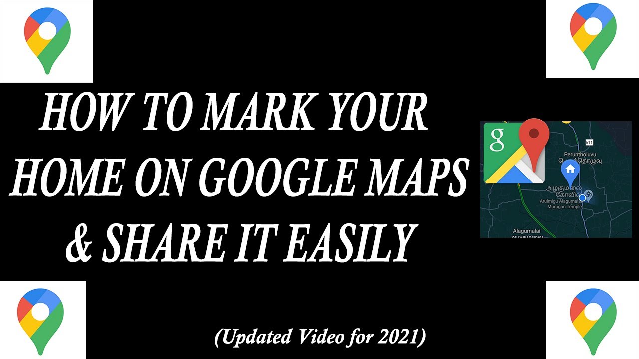 How to Mark Your Home on Google Maps [2021] - YouTube