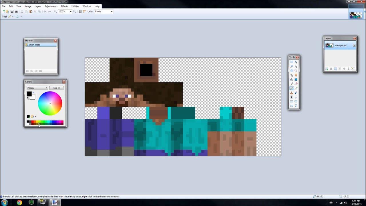 How to make Minecraft Skin - YouTube