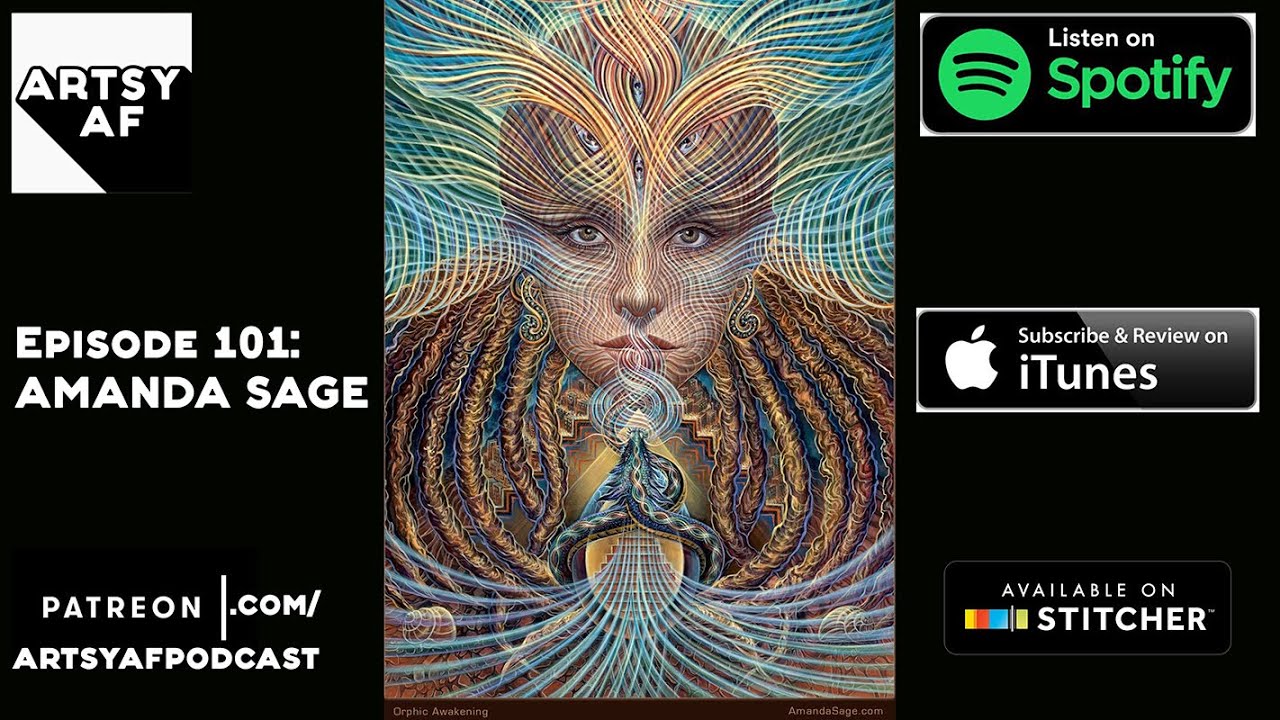 Artsy AF Podcast - Episode 101: Amanda Sage - YouTube