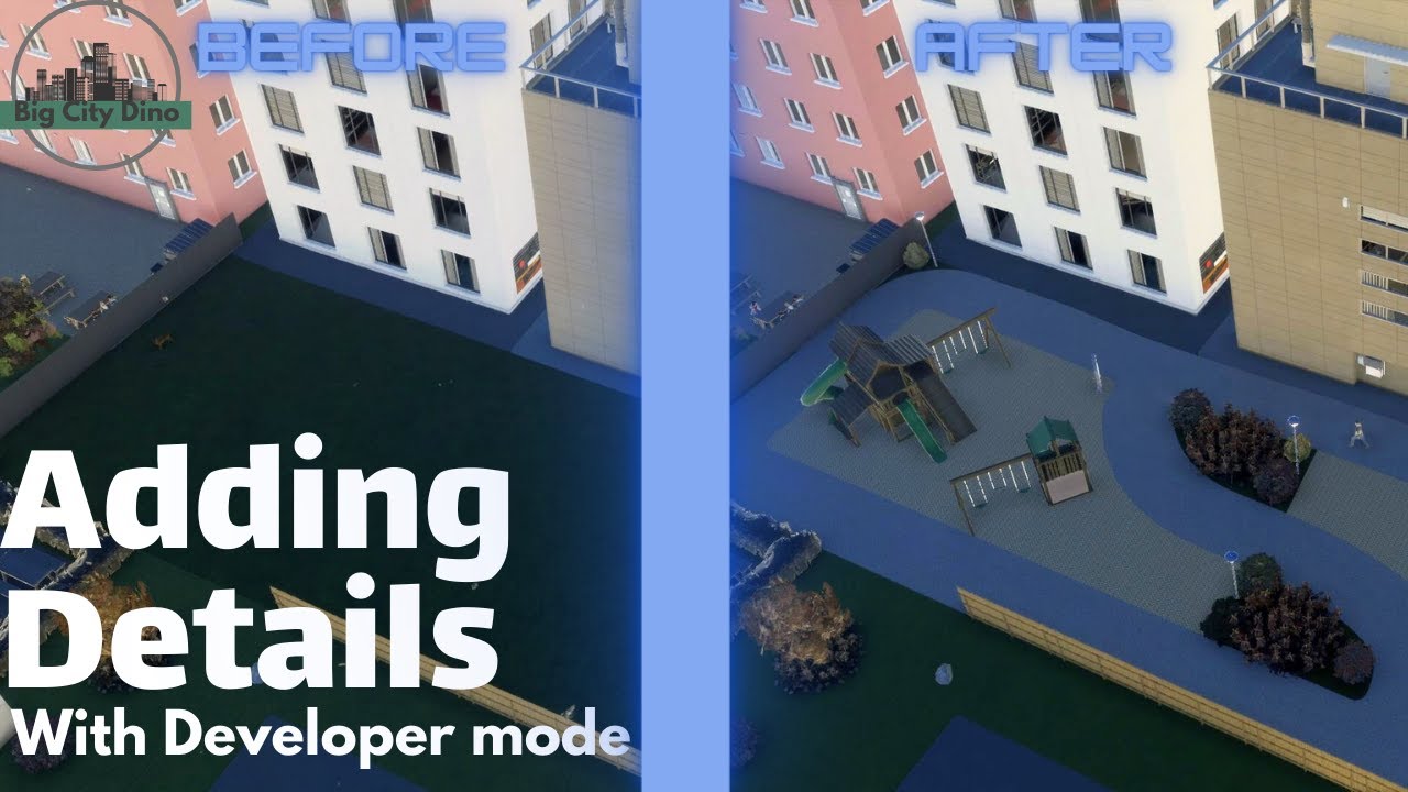 Cities Skylines 2 - Adding details with developer mode - YouTube