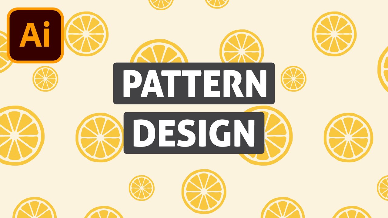 Create An Orange Slice Pattern Swatch In Adobe Illustrator - YouTube