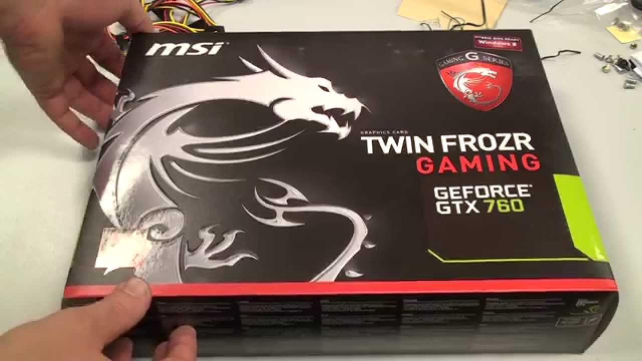 Geforce GTX 760 MSI TWIN FROZR Gaming Graphics Card overview - YouTube
