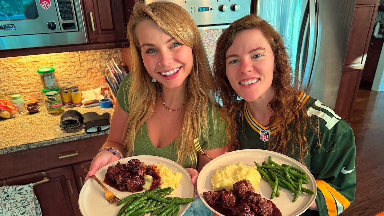 Cook With Us: Meatballs! - Hailee And Kendra - YouTube