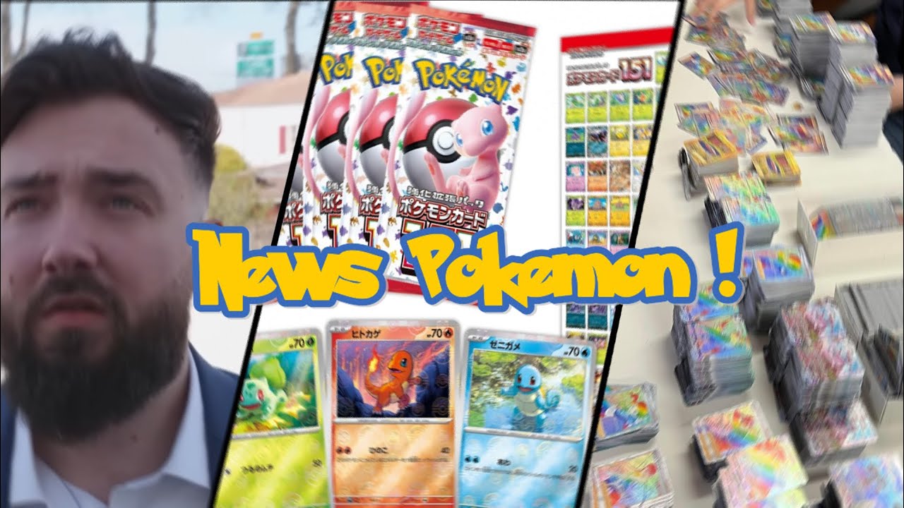 Les news Pokemon : David lafarge et sa société, le Prochain set et un ...