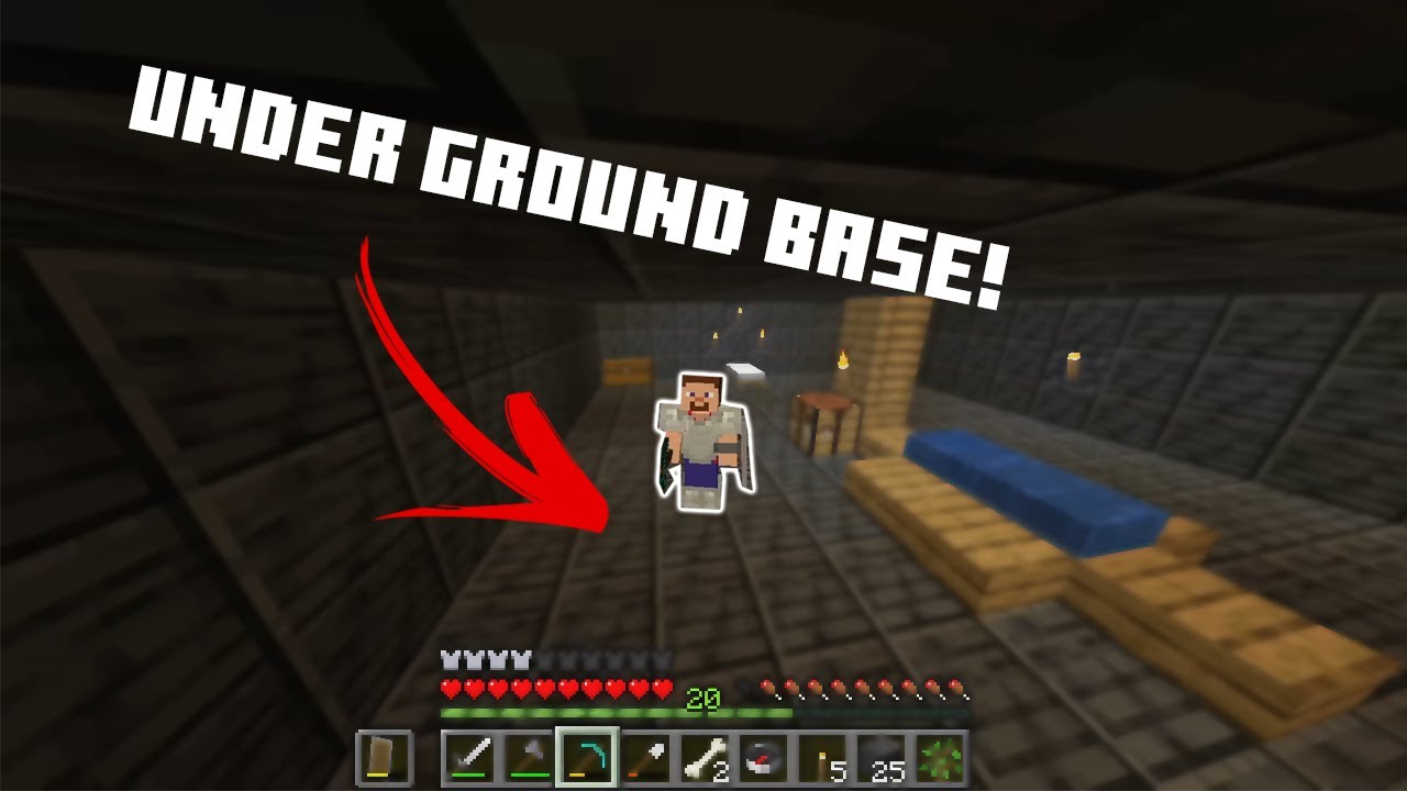 BUILDING A SECRET BASE IS NOT EASY-Minecraft - YouTube