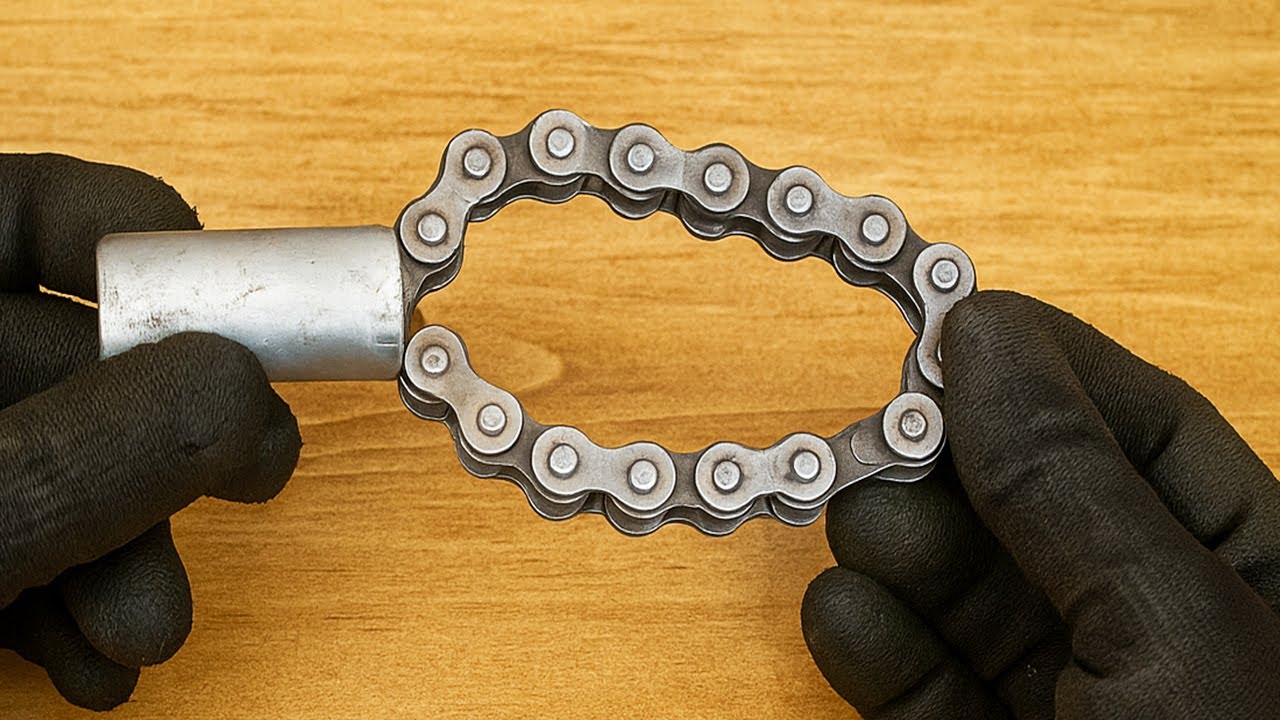 How to Make a Pipe Wrench from a Bicycle Chain | Why It's Not Patented ...