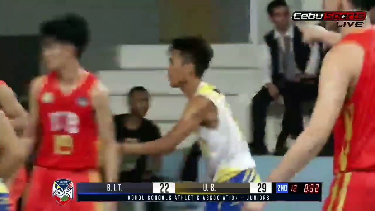 BIT IC (Tagbilaran) vs. UB Juniors Division 1st & 2nd Qtr Semi-Final ...