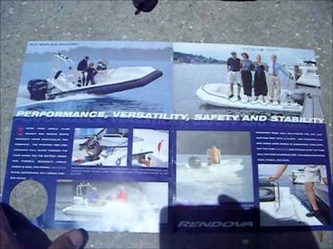 1999 Rendova Yacht Tender 12' with 1999 Honda BF40 - YouTube
