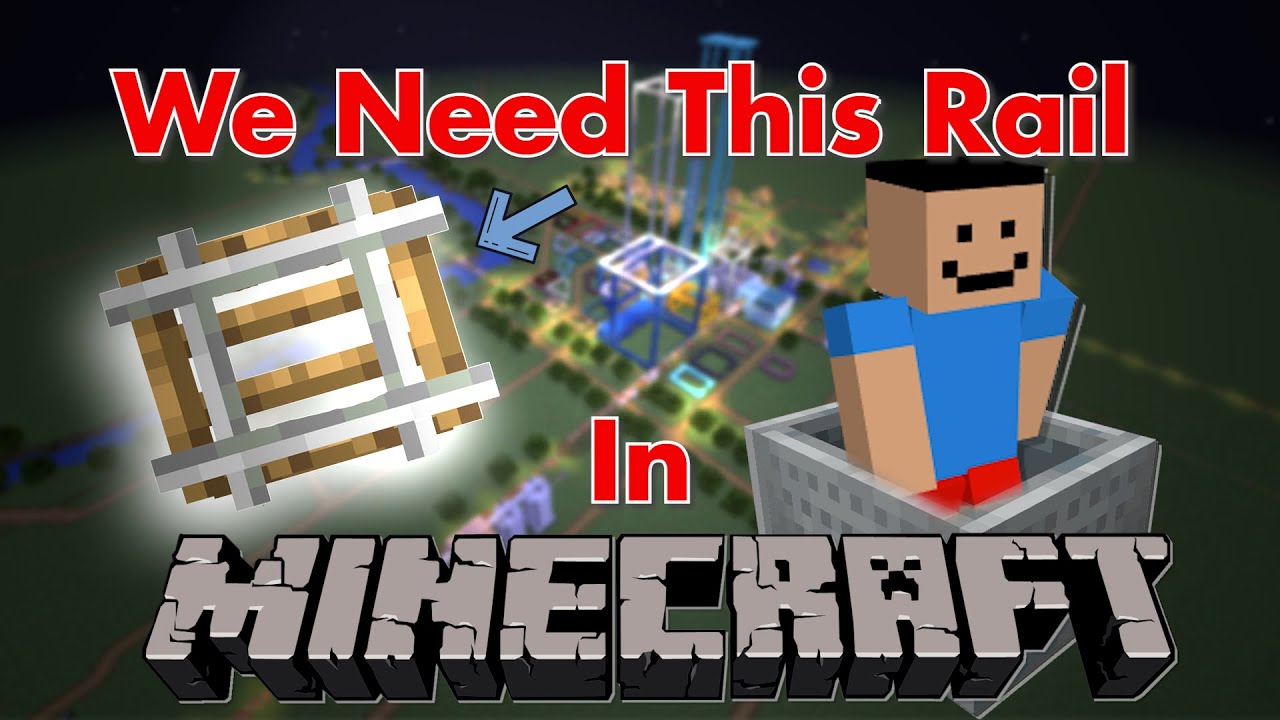 The One Minecart Track We NEED In Minecraft - YouTube