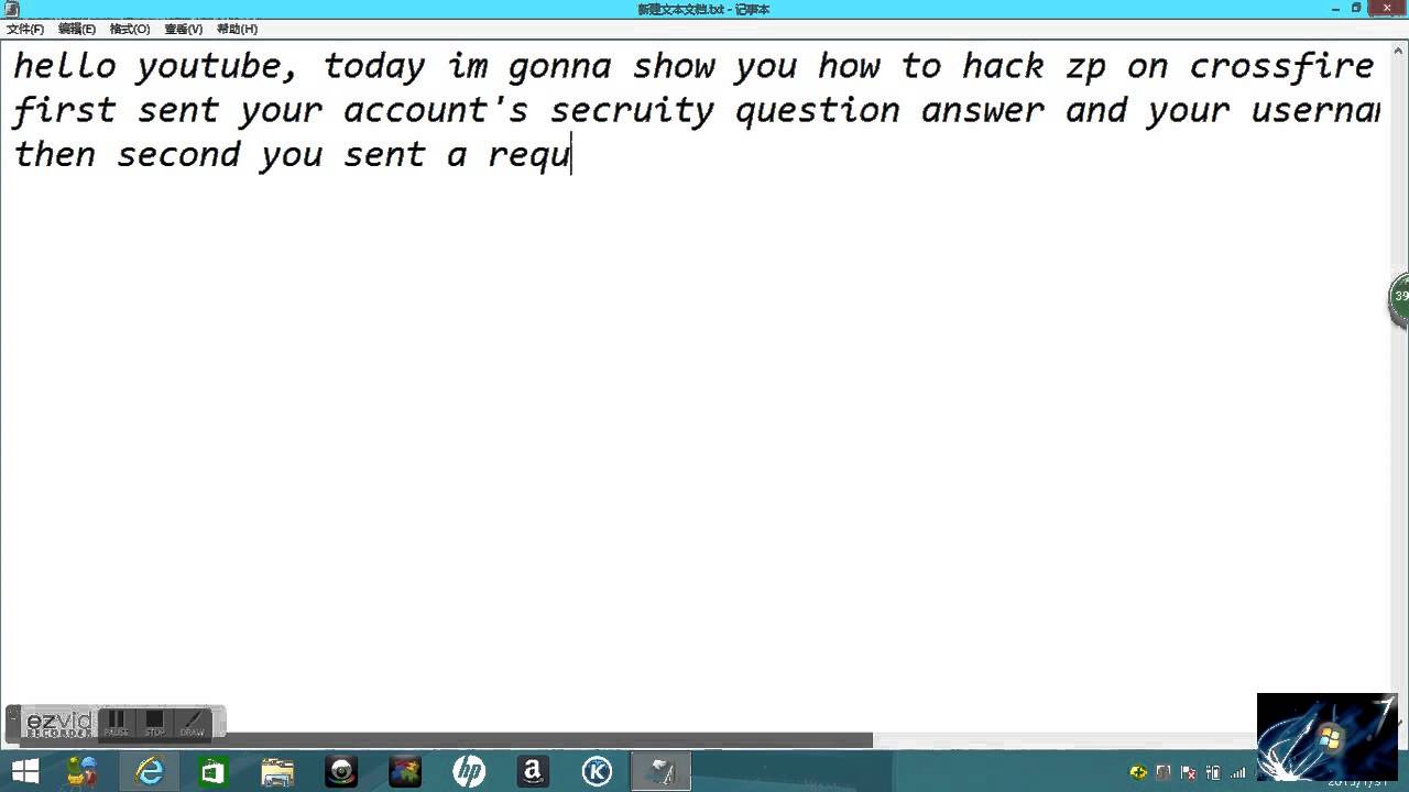 how to hack zp on crossfire!! - YouTube