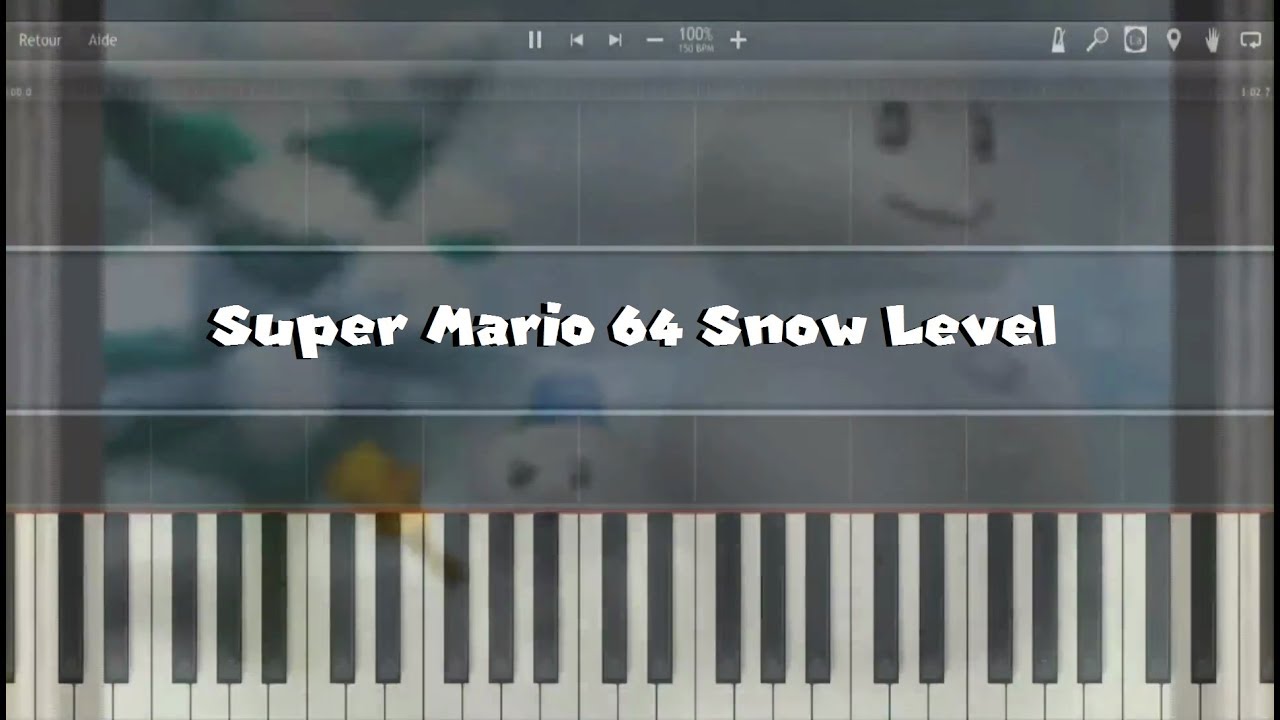 SUPER MARIO 64 SNOW LEVEL - PIANO - [AC70] - YouTube
