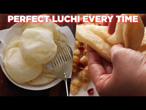 4 Ingredients Soft Luchi Recipe Anyone Can Make - YouTube