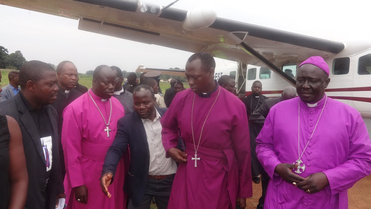 The Arrival Of The Late Bishop Peter Munde Yacob at Yambio Airfield ...