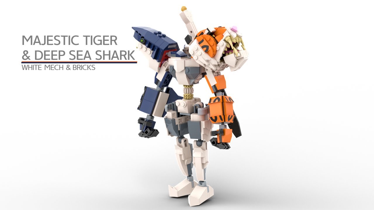 LEGO MOC Instruction - 31129 Majestic Tiger & 31088 Deep Sea Shark ...