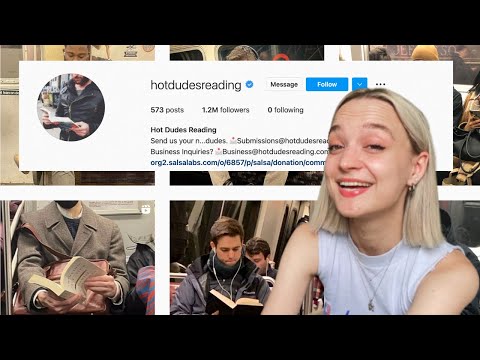 the hot dudes reading instagram is... a lot