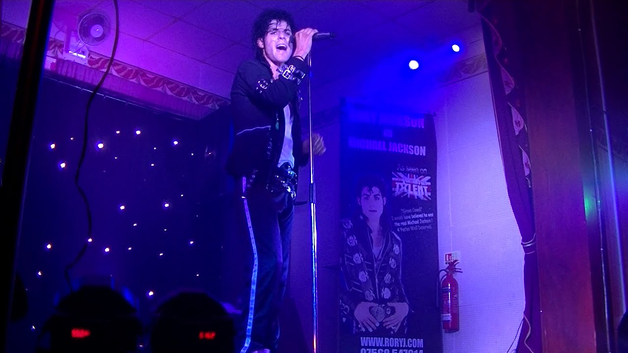 Rory Jackson as Michael Jackson MAN IN THE MIRROR in Manston Oct 2020 ...