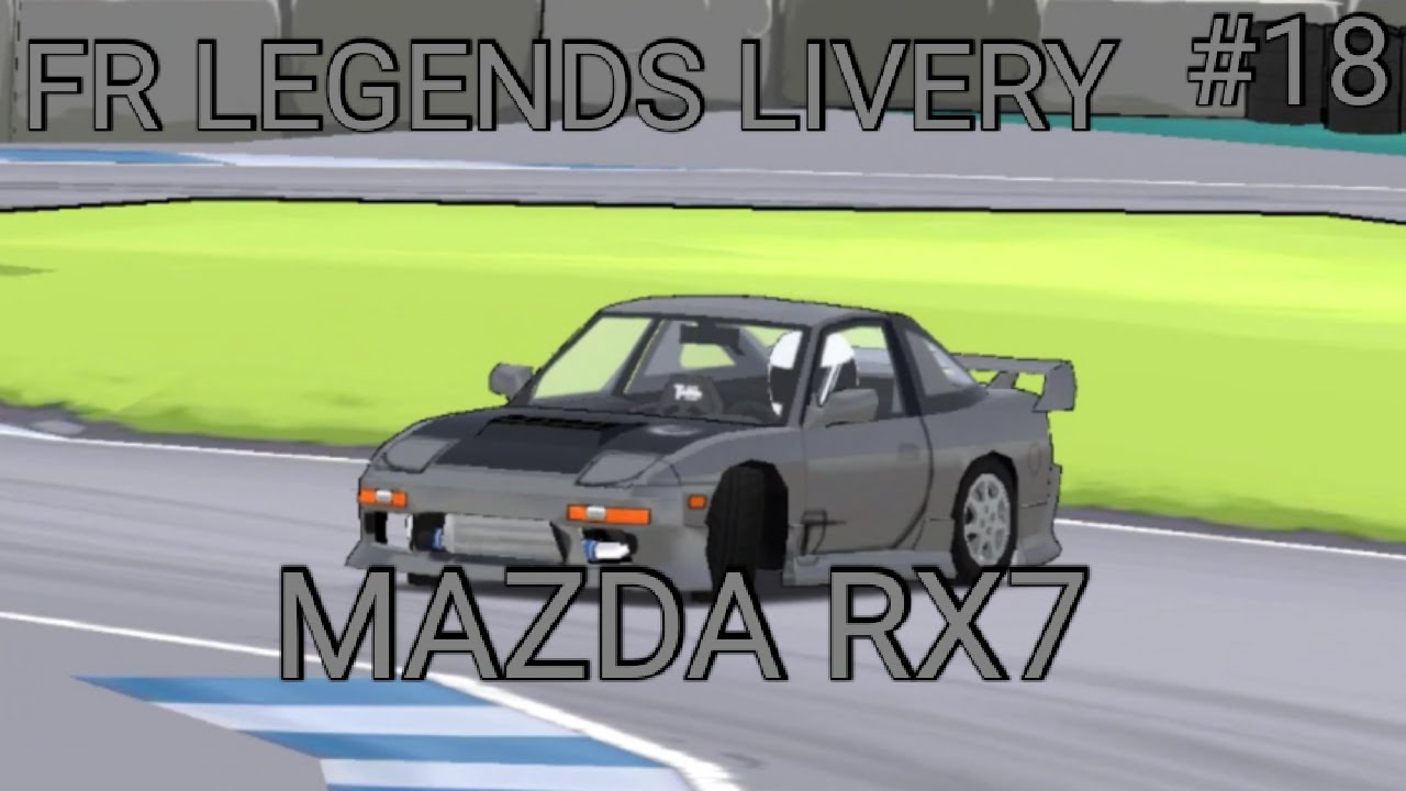 Mazda RX7 fr legends livery - YouTube