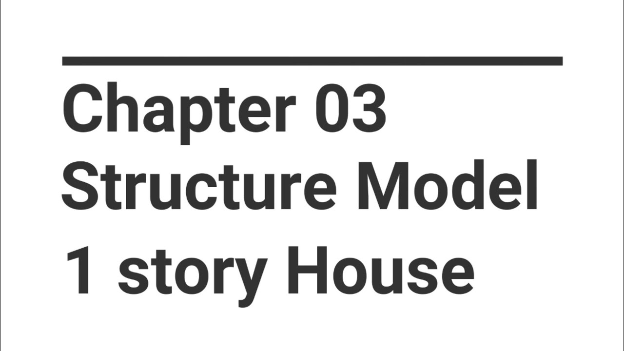 Revit Ep3 Structure Model งานบ้าน 1 ชั้น Youtube