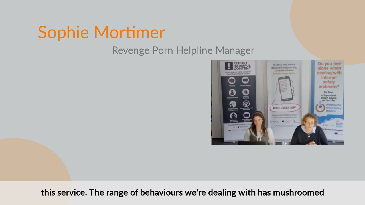 Sophie Mortimer and Zara Ward discuss the Revenge Porn Helpline and the ...