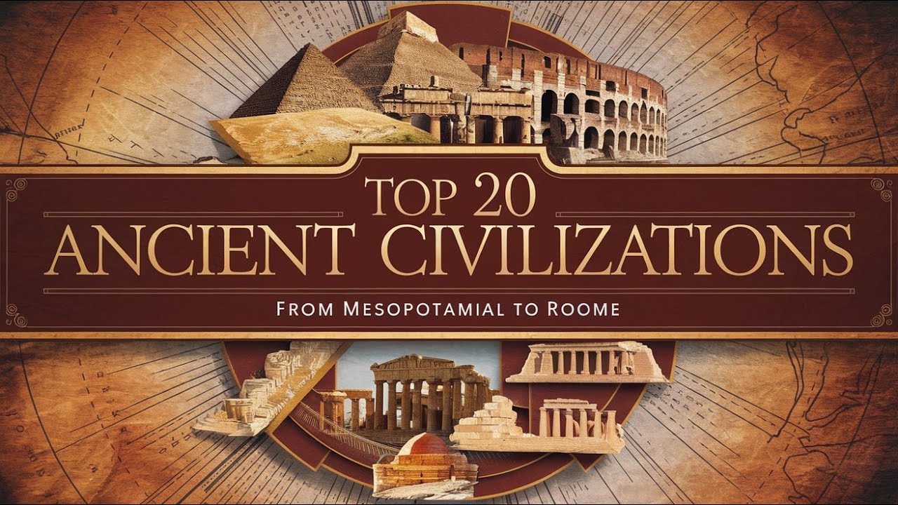 "Top 20 Greatest Civilizations of Ancient History | From Mesopotamia to ...