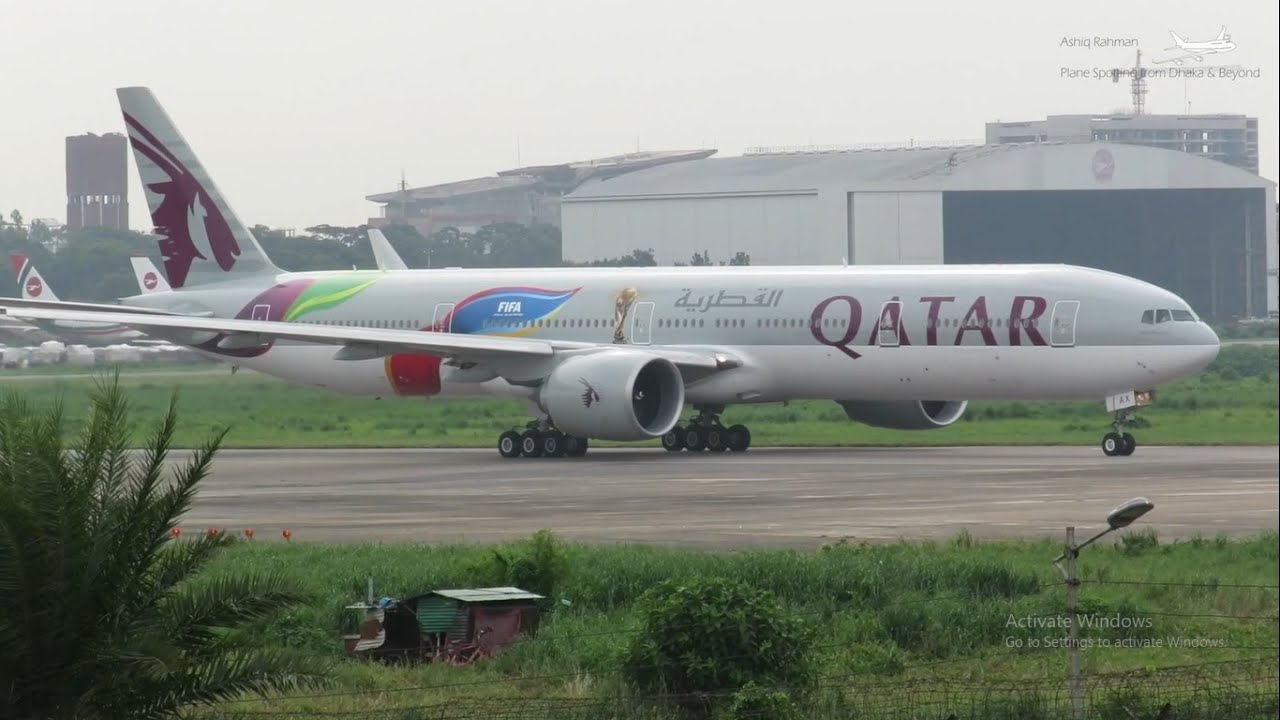 [HD] Qatar Airways Boeing 777-300ER "FIFA 2022 Livery": Episode-247 ...
