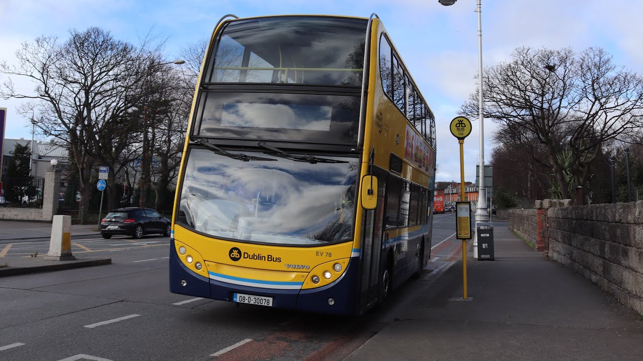 On Board Dublin Bus EV 78 On Route 130 From Beresford Place - North ...
