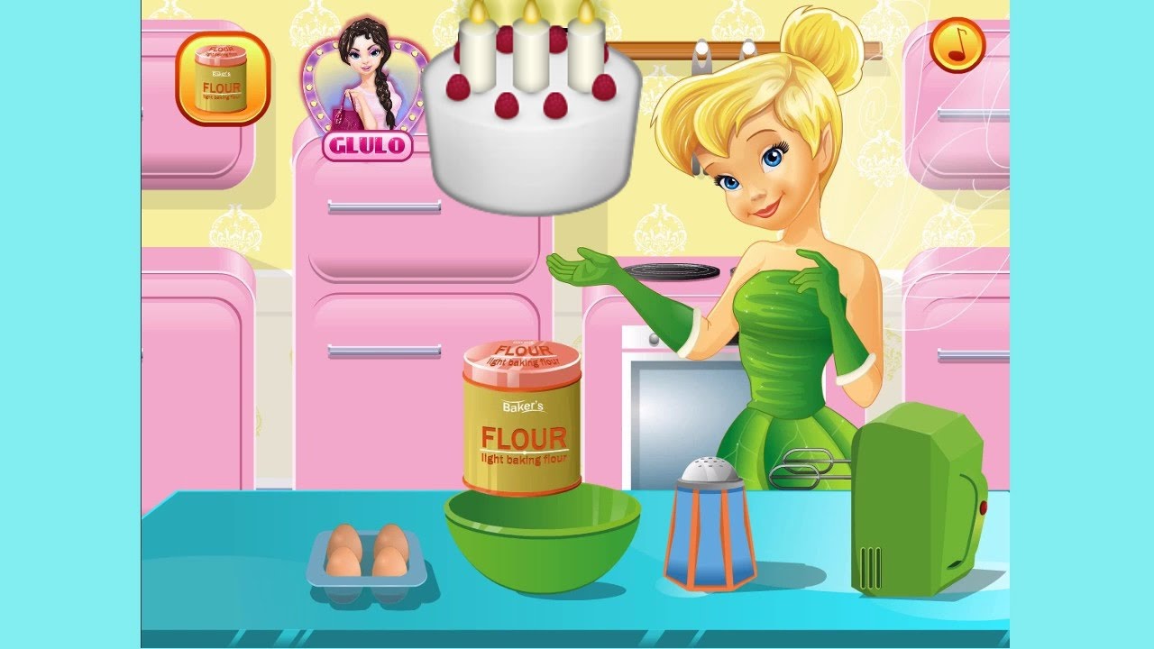 Frozen Anna cooking Pricess cake | Frozen Elsa cooking Frozen cake and ...
