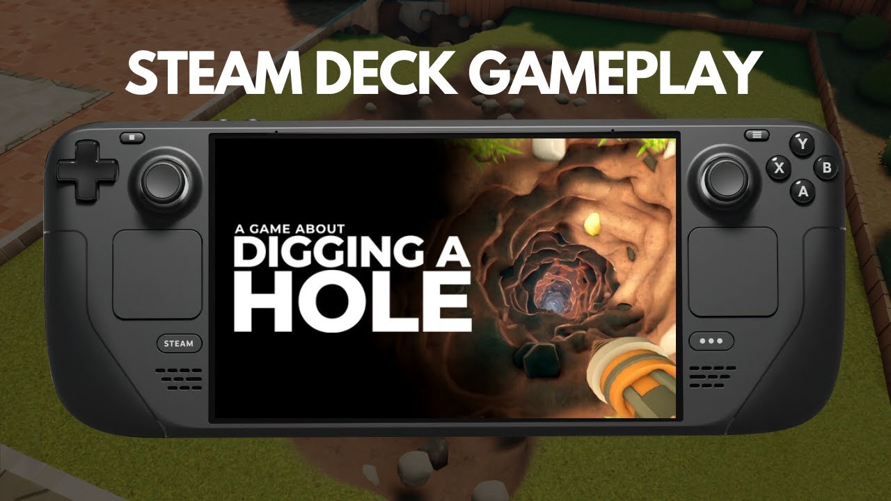 A Game About Digging A Hole | Steam Deck Gameplay - YouTube