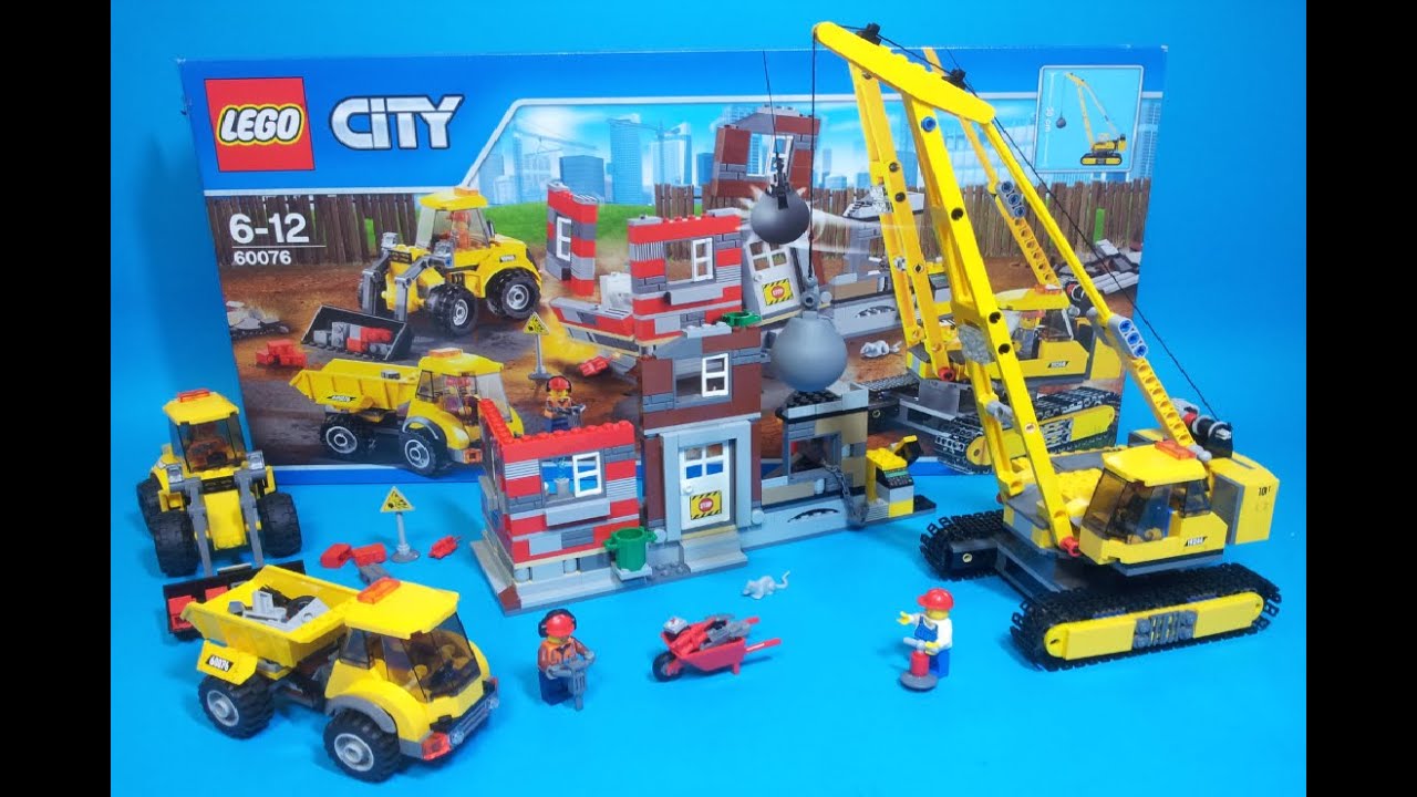 레고시티 60076 대형데몰리션현장 빠른조립영상 Lego City 60076 Large Demolition site Fast ...