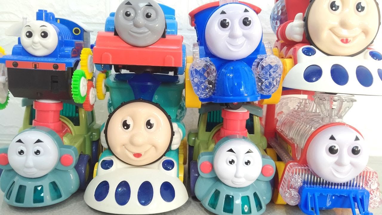 Thomas And Friends, Bus Tayo, Thomas Jumping, Robot Thomas | Review ...