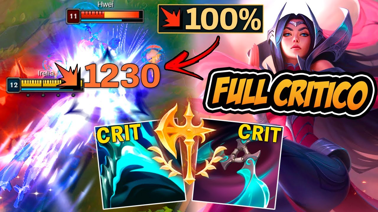 A NOVA IRELIA TOP BUILD 100% DE CRÍTICO É ROUBADA DEMAIS - LEAGUE OF ...