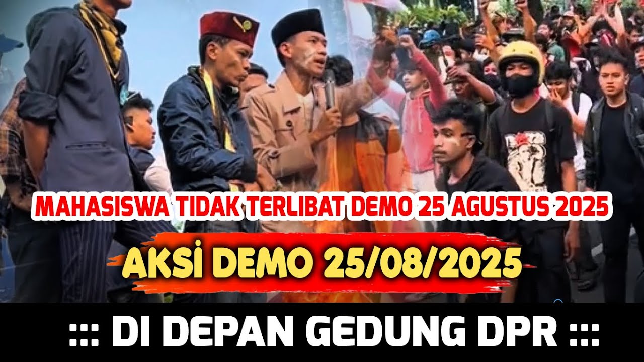 KENAPA AKSI DEMO DI DEPAN GEDUNG DPR RUSUH ? - YouTube
