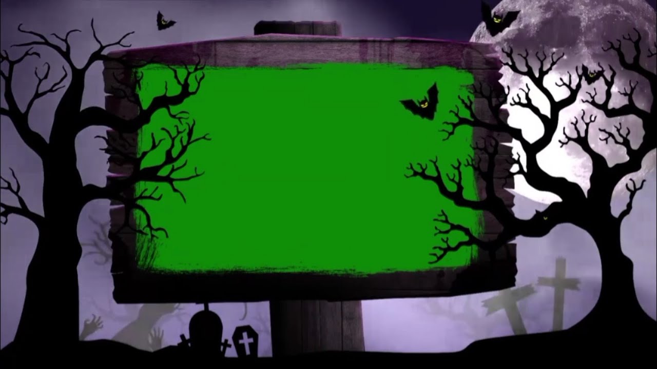 Halloween Template | Horror Template in Green Screen | Aman Studio ...
