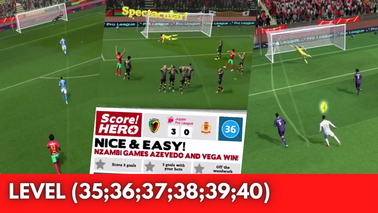 Score Hero 2022 Level 35;36;37;38;39;40 gameplay - YouTube