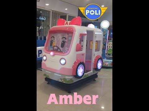 Robocar Poli Amber Kiddie Ride (POV) - YouTube