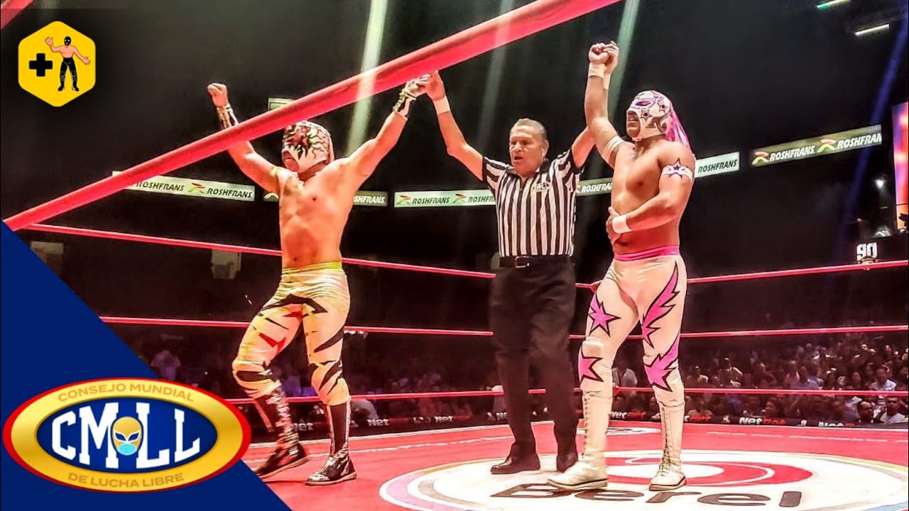 CMLL | Hombre Bala Jr., Futuro y Max Star derrotan a Pólvora, Luciferno ...