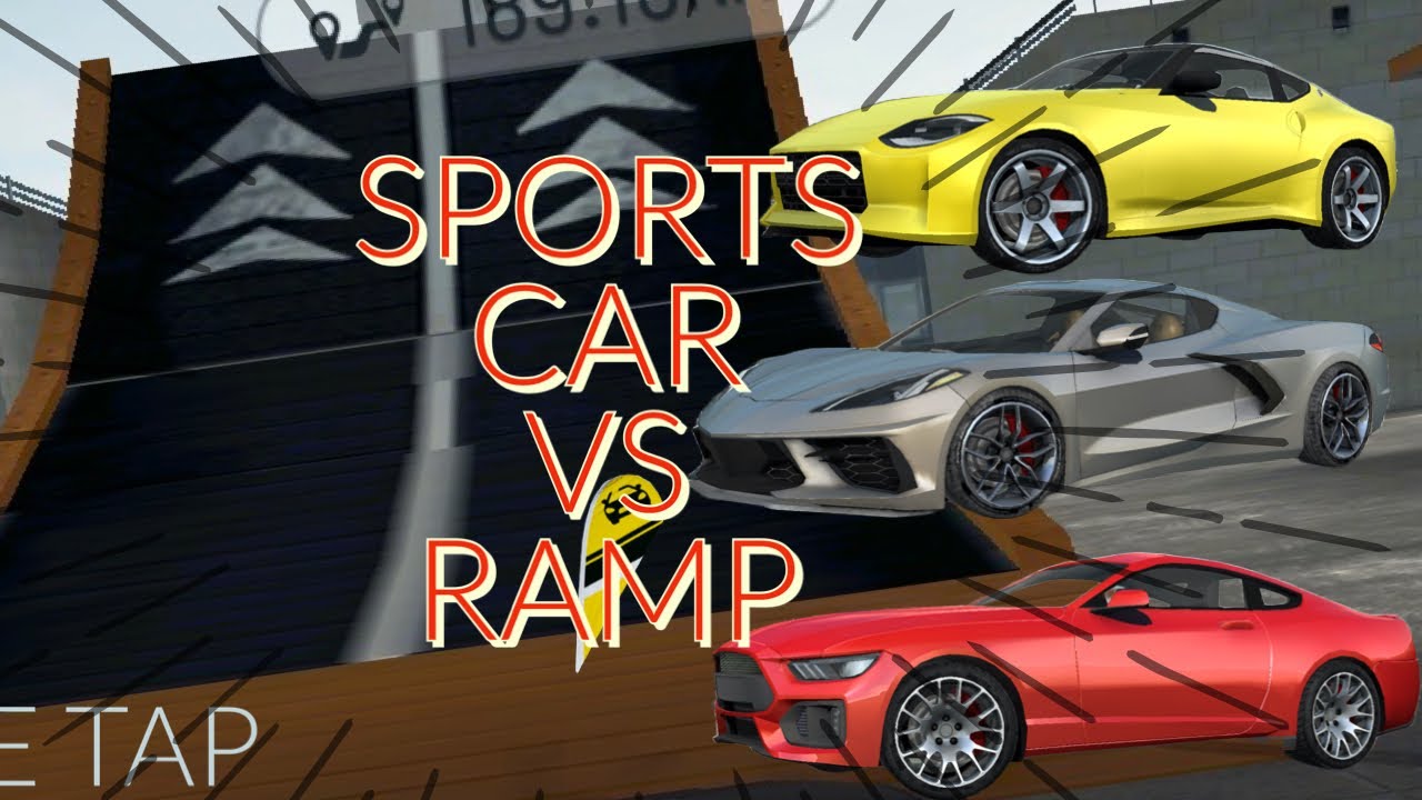 BIG RAMP VS SUPER CARS - YouTube