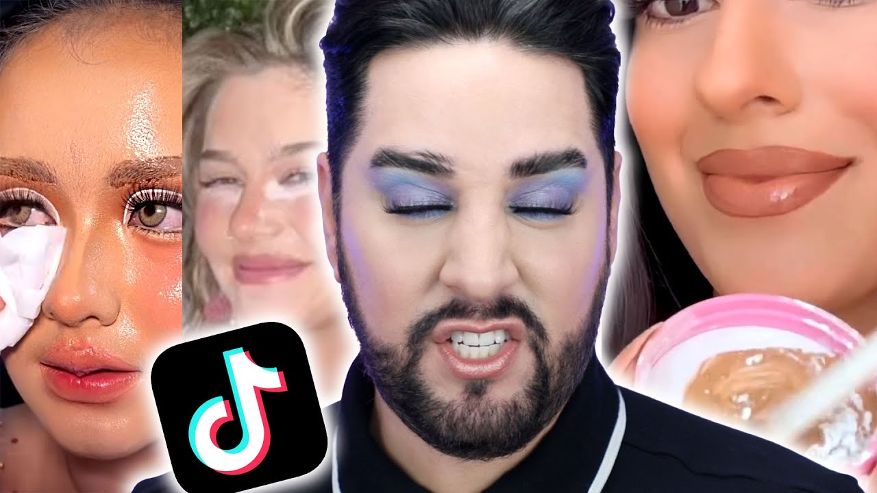 Would You Steam Your Makeup?! Pro MUA Reacts To TikTok Hacks! - YouTube
