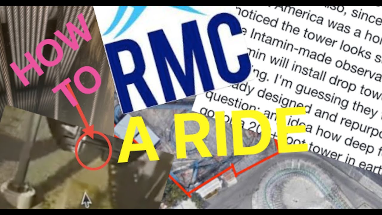 How to RMC a ride, grooves cut into ride track, and drop tower cable ...