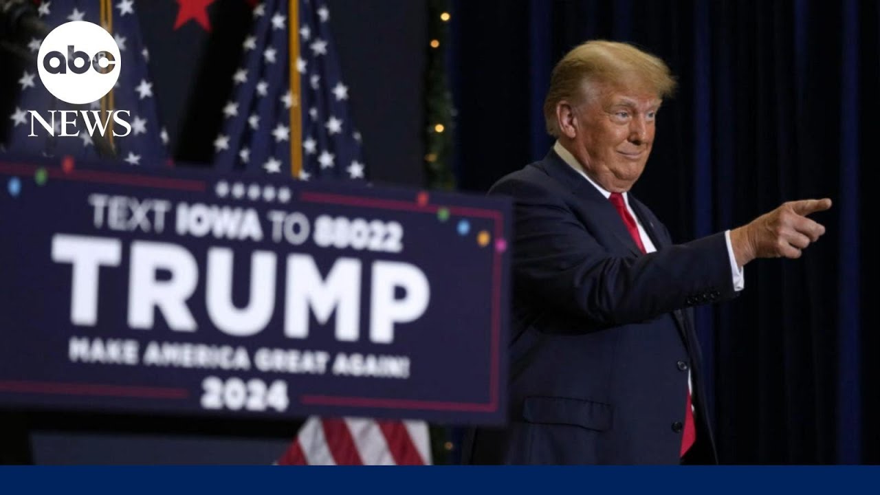 Trump holds front-runner spot with Iowa caucuses around the corner ...