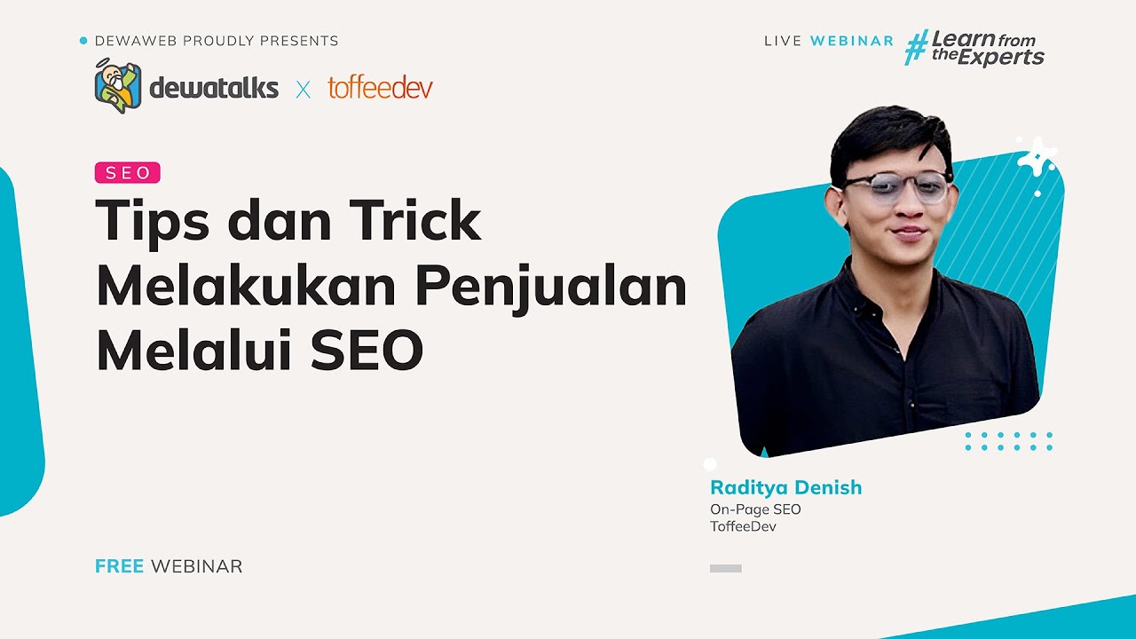 Dewatalks Tips dan Trick melakukan penjualan melalui SEO - YouTube