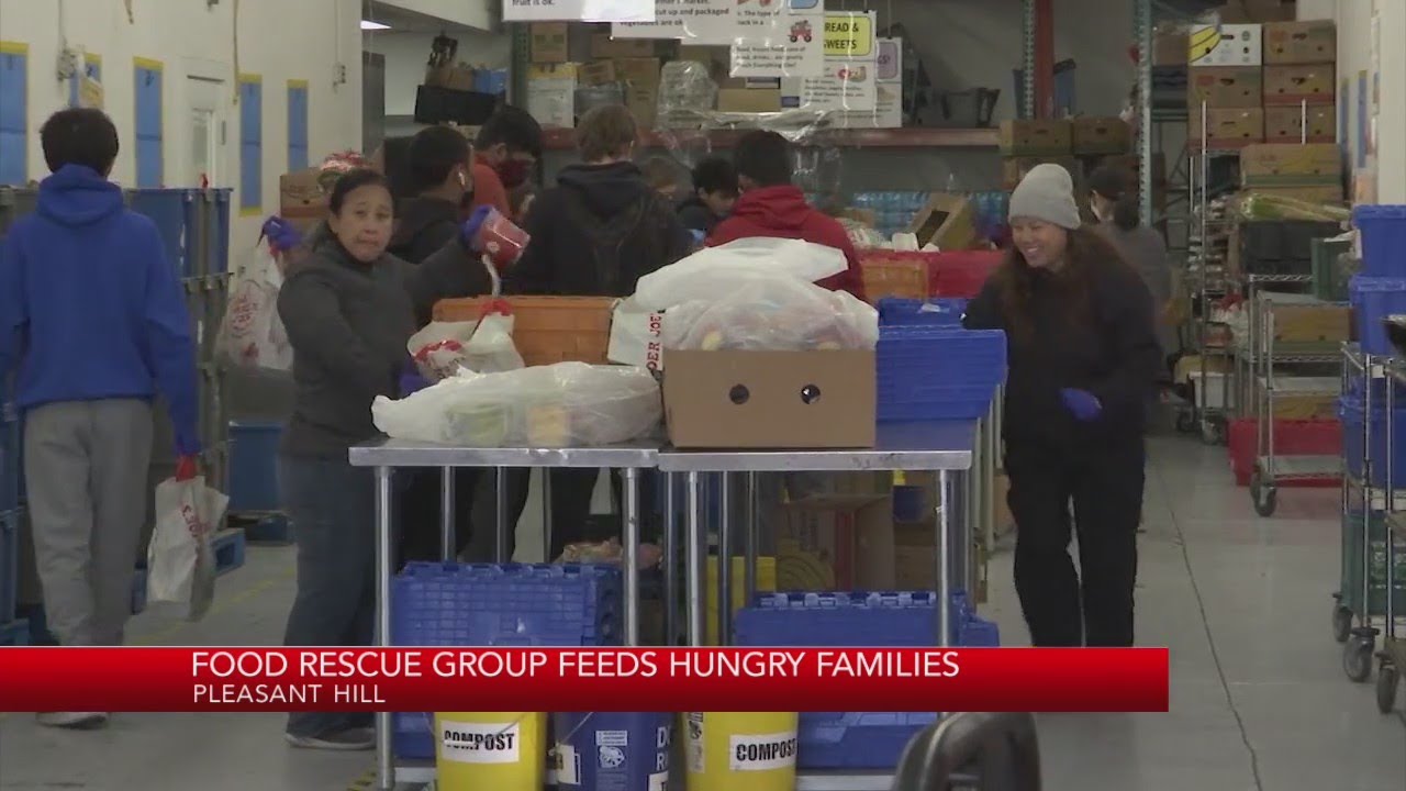 Food rescue group feeds hungry families - YouTube