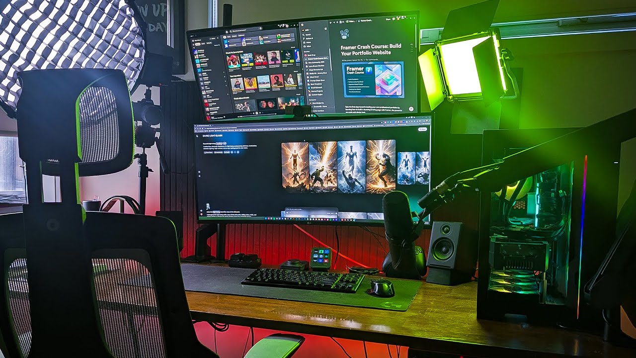 Desk Setup Tour 2025 - Design + Productivity - YouTube