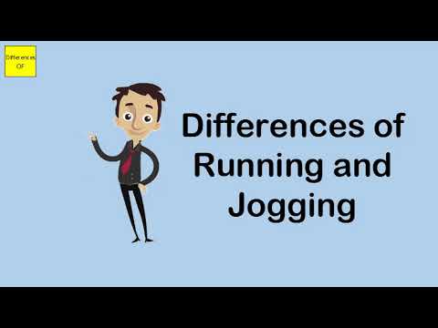 Differences of Running and Jogging - YouTube