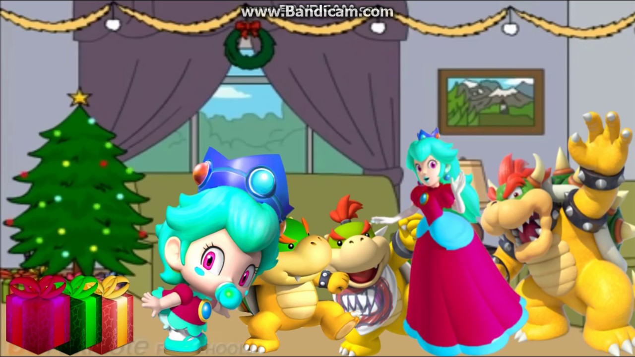 Bowser Jr. and his siblings open their presents! - YouTube